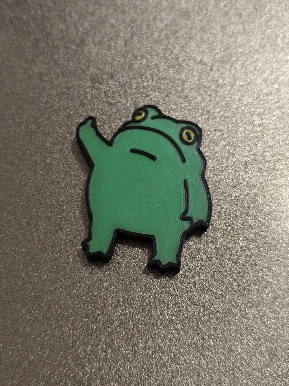 Middle Finger Frog by 猪蛙 MakerWorld: Download Free 3D Models