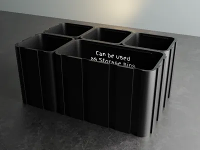 [V3] SnapStack - A Modular Storage Bin Organizer by pops MakerWorld: Download Free 3D Models