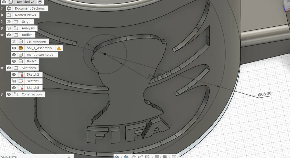 Can Holder - FIFA World Cup 2026 - Free 3D Print Model - MakerWorld