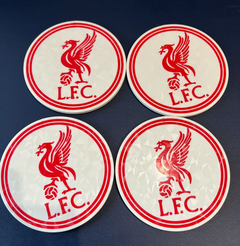 Liverpool FC Simple Logo Drink Coaster by Wetts-11 - MakerWorld
