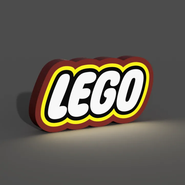 Brick Building Block Lightbox LED Lamp by braga3dprint - MakerWorld