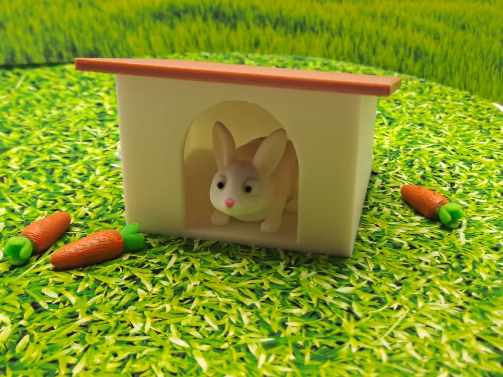 Toy Rabbit Hutch by Clare3D - MakerWorld