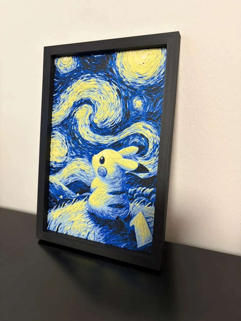 Pikachu – Starry Night by Printasy MakerWorld: Download Free 3D Models