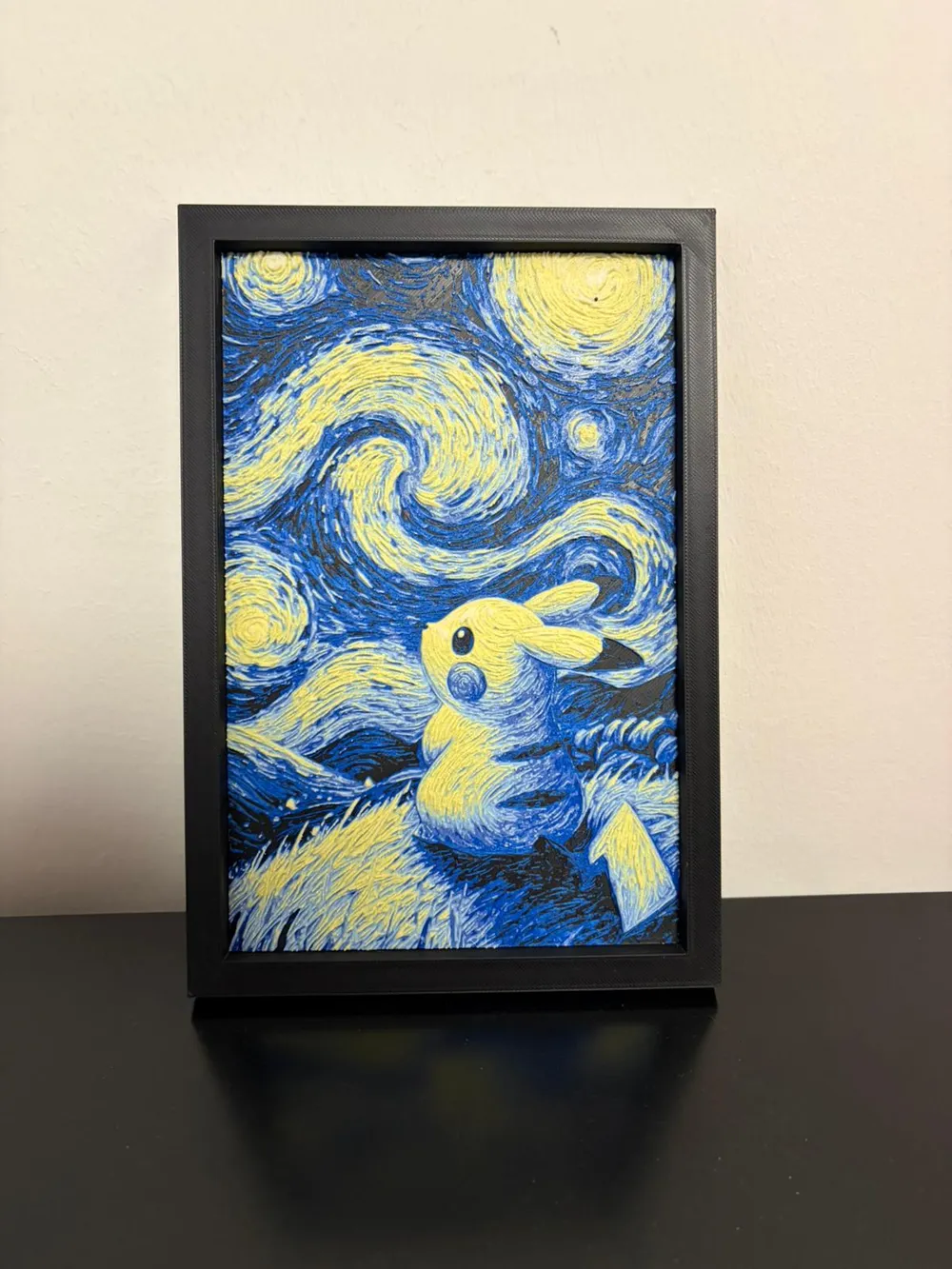 Pikachu – Starry Night by Printasy MakerWorld: Download Free 3D Models