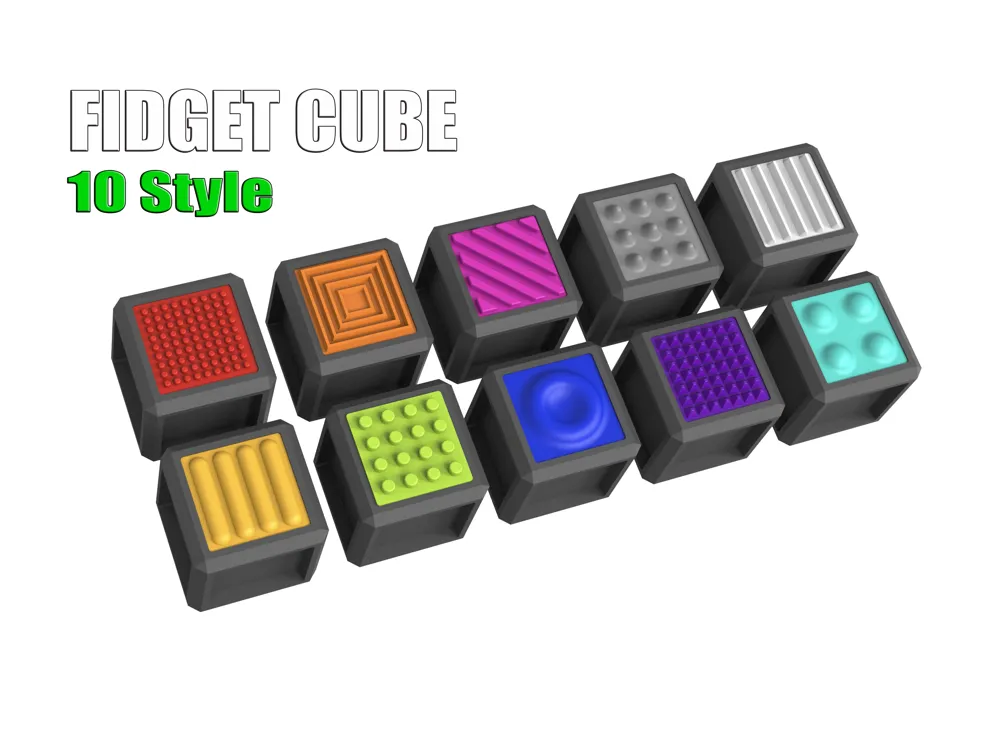 FIDGET CUBE-x6 - Free 3D Print Model - MakerWorld