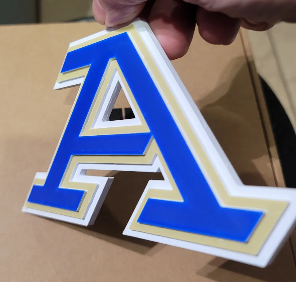 AKRON 3D Logo 180mm series by mercadogarzas - MakerWorld