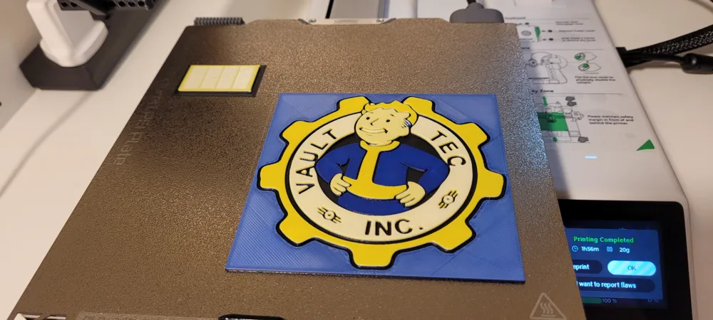 Fallout Vault Boy Logo by BirchyBaby - MakerWorld