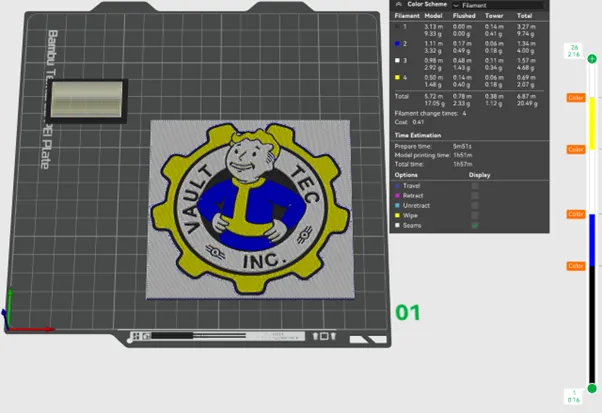 Fallout Vault Boy Logo by BirchyBaby - MakerWorld