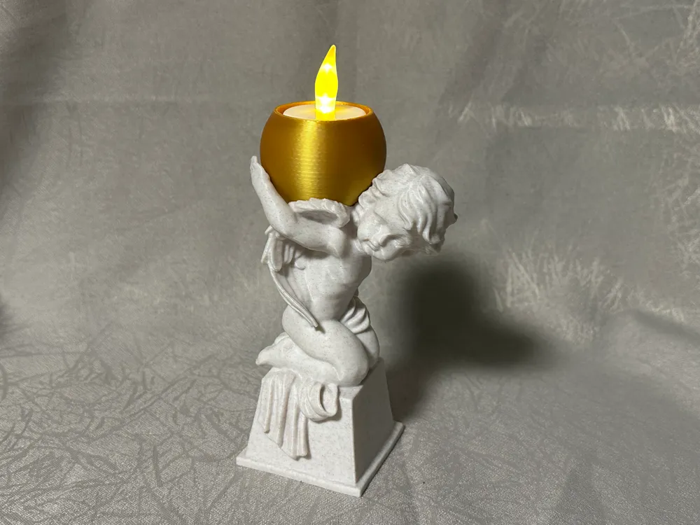 Earth Angel with Tealight LED by Talvor - MakerWorld