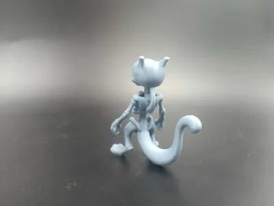 Mewtwo Skeleton 3D Print Model pokemon kawaii by drakeforge3d ...