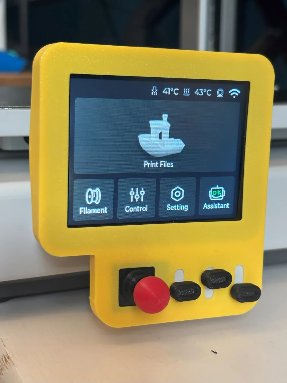 A1 Control Panel Frame with Joystick & Levers Remixed by wilkax ...