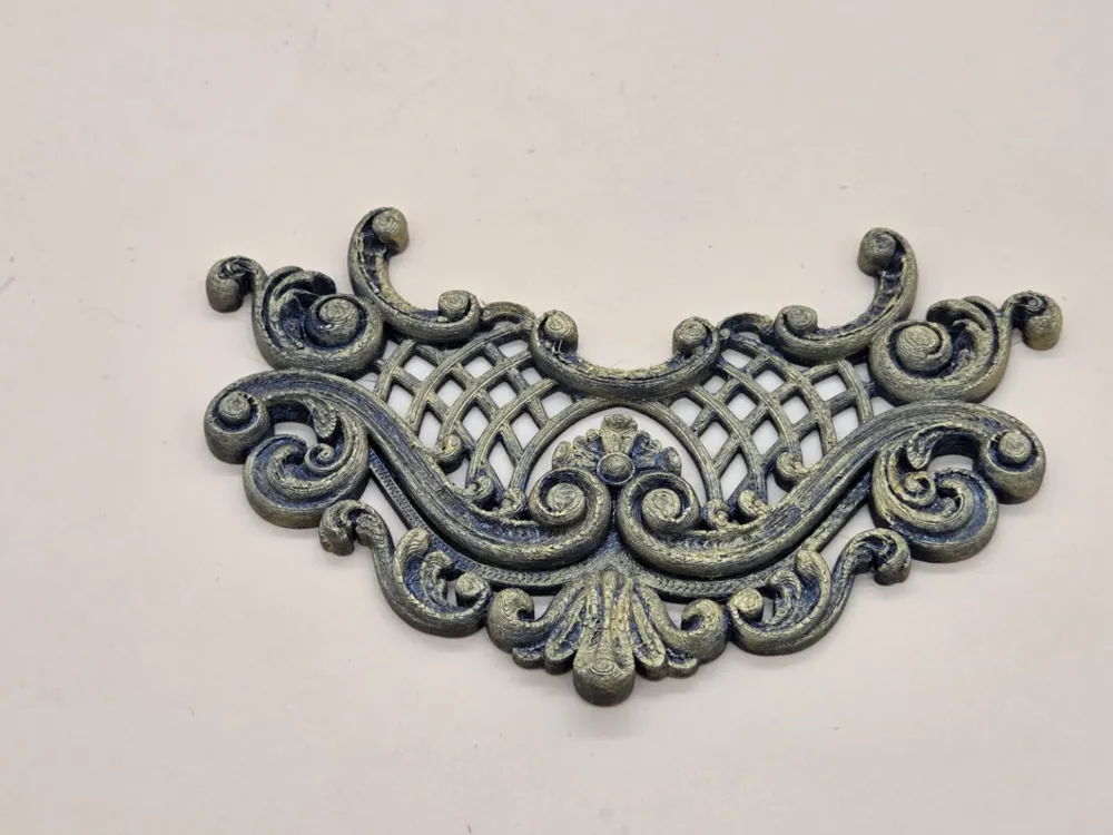 Vintage Barock Ornament - Free 3D Print Model - MakerWorld