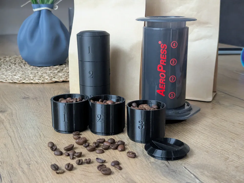 AeroPress 3x 16g Inlay Coffee Travel Set by Chris MakerWorld: Download ...