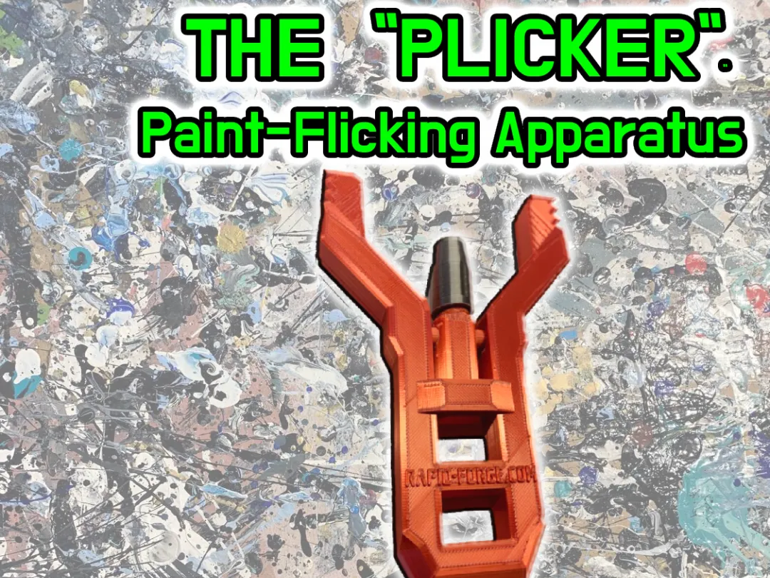 The Plicker- A Paint flicking tool - Free 3D Print Model - MakerWorld