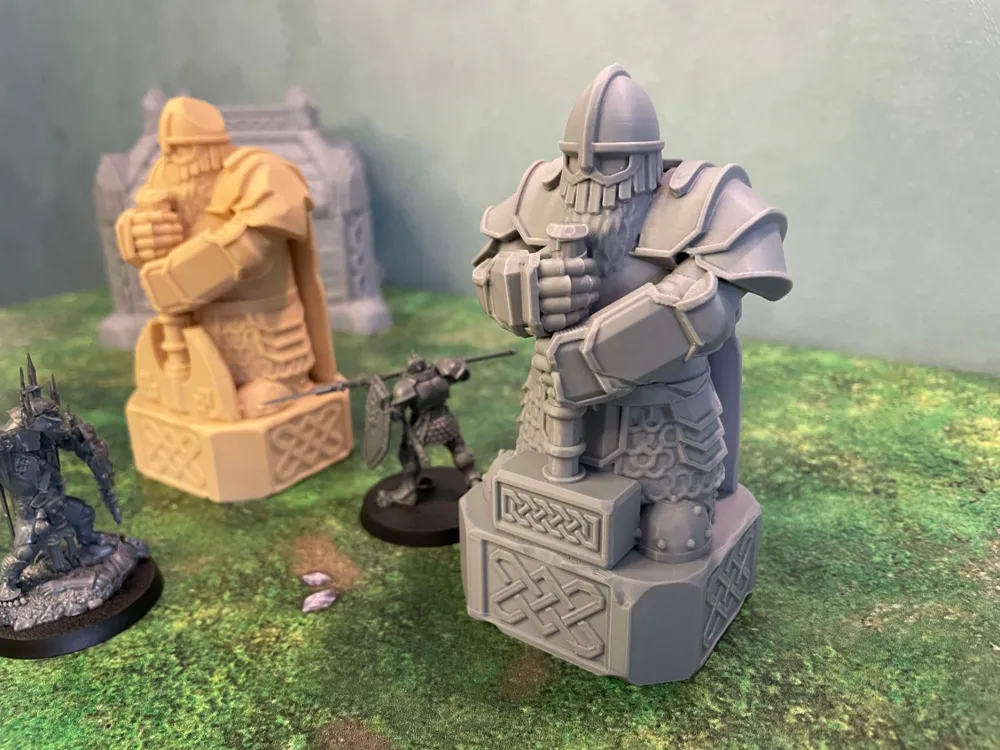 Wargame Fantasy - Dwarf Statue of Karak Azgara by Wargame Terrain Print ...
