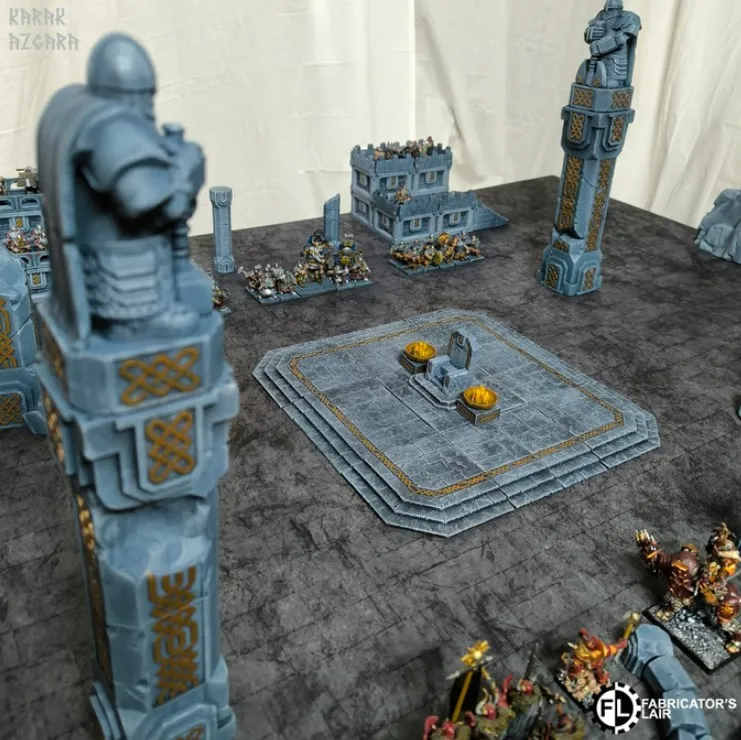 Wargame Fantasy - Dwarf Statue of Karak Azgara by Wargame Terrain Print ...