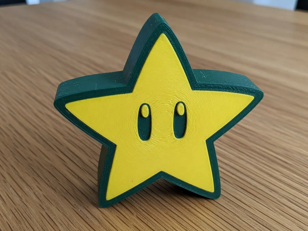 Super Mario Star Figure | Nintendo - Free 3D Print Model - MakerWorld