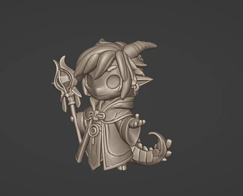 Dragonborn Sorcerer Miniature by Redsing_ART MakerWorld: Download Free ...