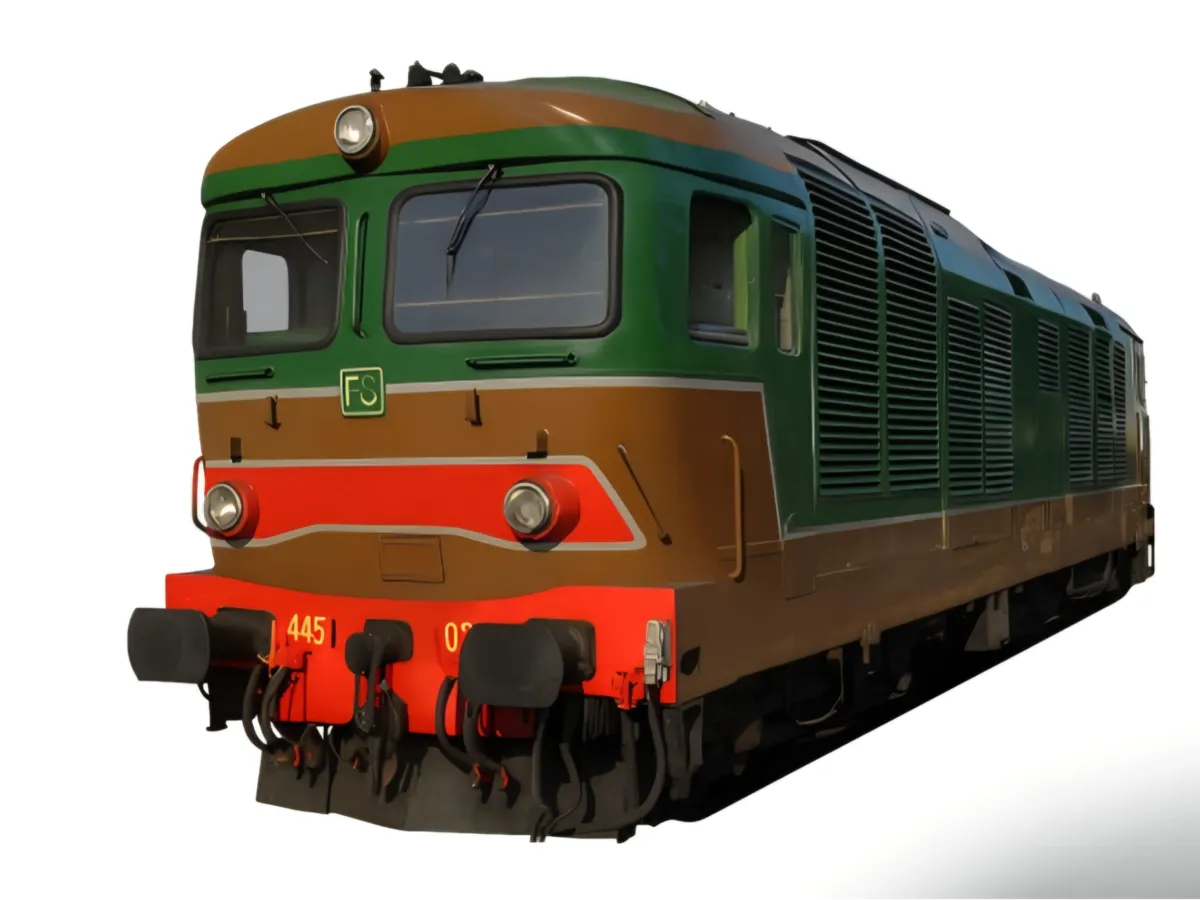 historische Lokomotive FS D445 – Kostenloses 3D-Druckmodell – MakerWorld