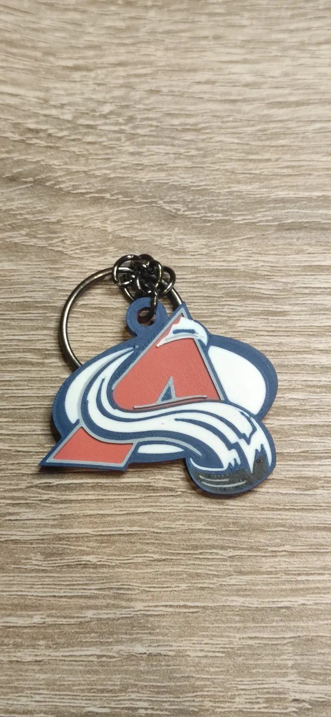 Colorado Avalanche keychain by Carlson - MakerWorld