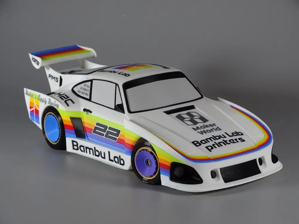 RC 1/12 Bambu Lab Racer Porsche 935 (GT-RC) - Modelo de impresión 3D ...