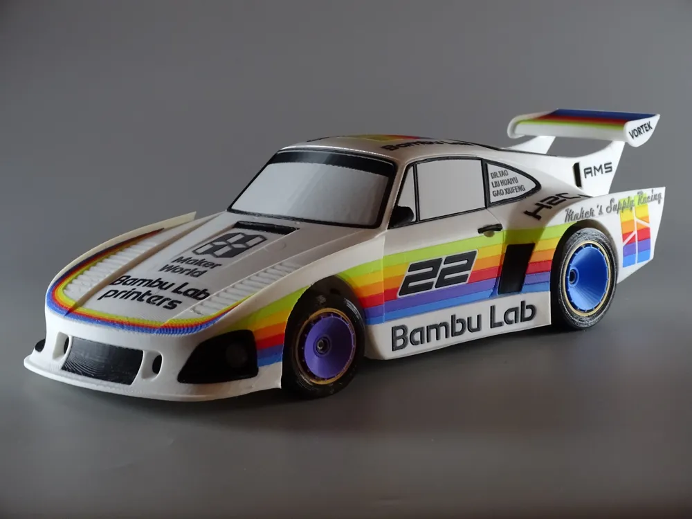 RC 1/12 Bambu Lab Racer Porsche 935 (GT-RC) - Free 3D Print Model ...