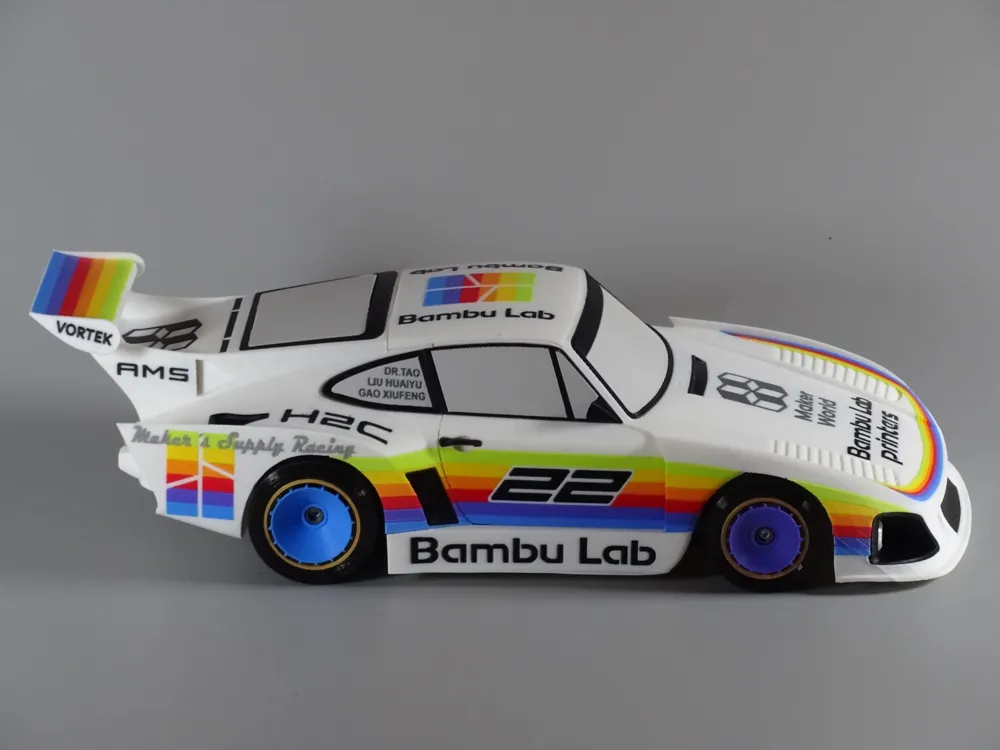 RC 1/12 Bambu Lab Racer Porsche 935 (GT-RC) - Free 3D Print Model ...