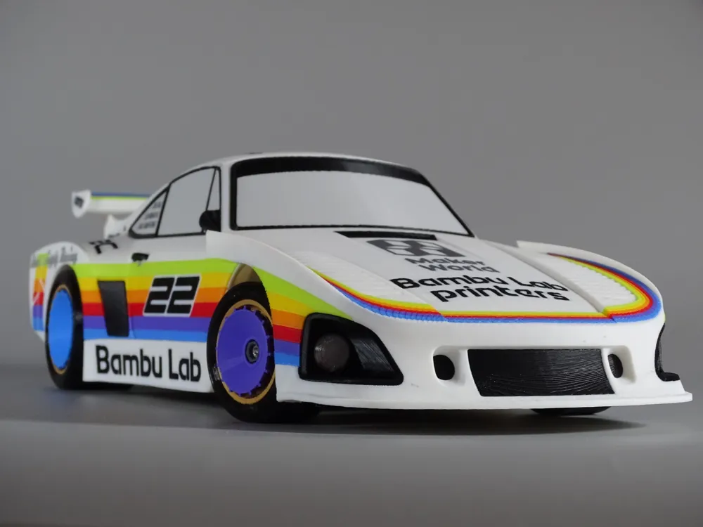 RC 1/12 Bambu Lab Racer Porsche 935 (GT-RC) - Free 3D Print Model ...