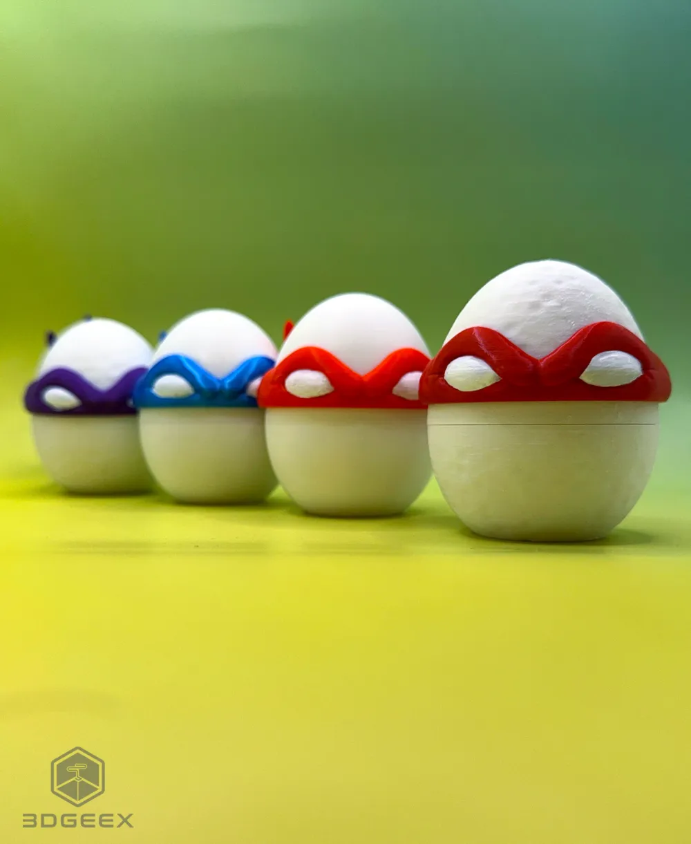 Teenage Mutant Ninja Easter Eggs by 3DGeex - MakerWorld