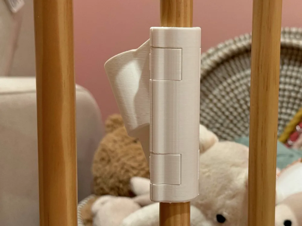 Tool-less pole mount/ security cam crib mount by O3^3 - MakerWorld