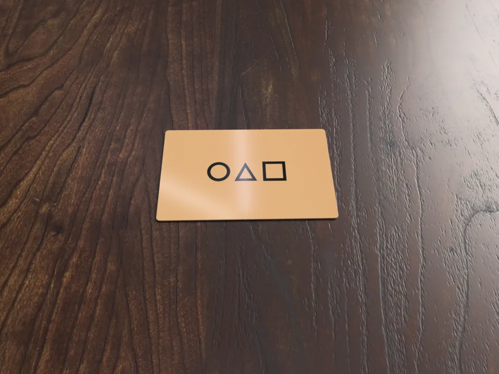 Squid Game card by Dr.Peter MakerWorld: Download Free 3D Models