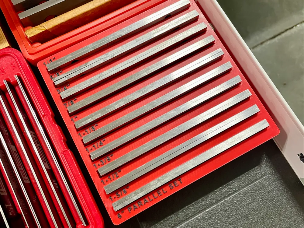 Gridfinity 6 Inch Parallel Set Tray by designpyleMakerWorld: Download ...