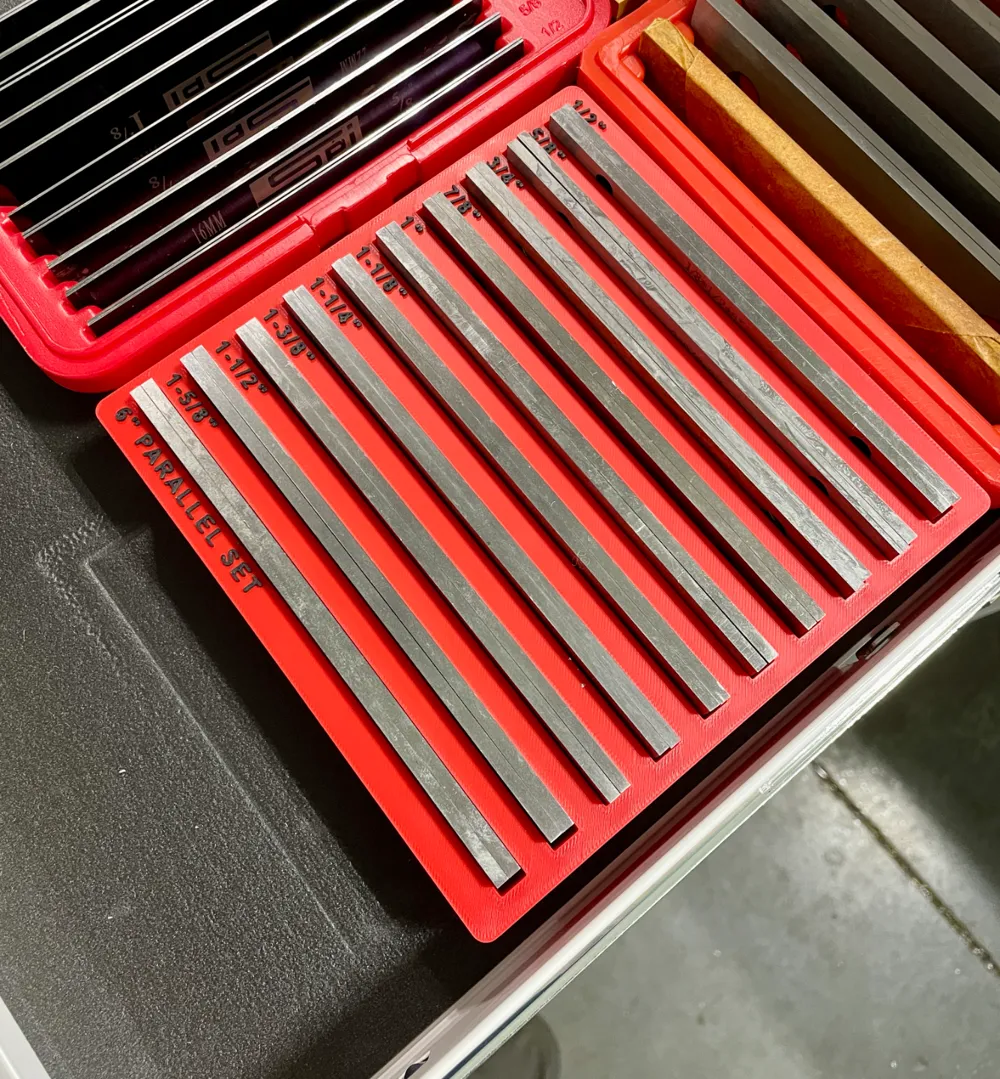 Gridfinity 6 Inch Parallel Set Tray by designpyleMakerWorld: Download ...