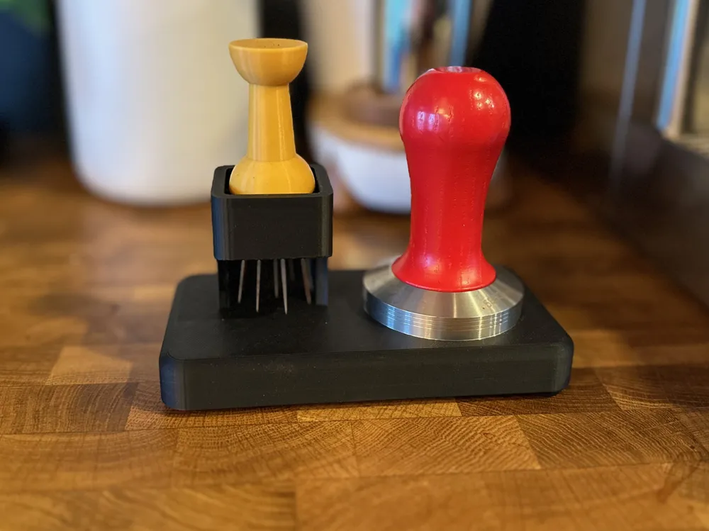 Espresso WDT and 58.5mm Tamper Holder by anson.lai - MakerWorld