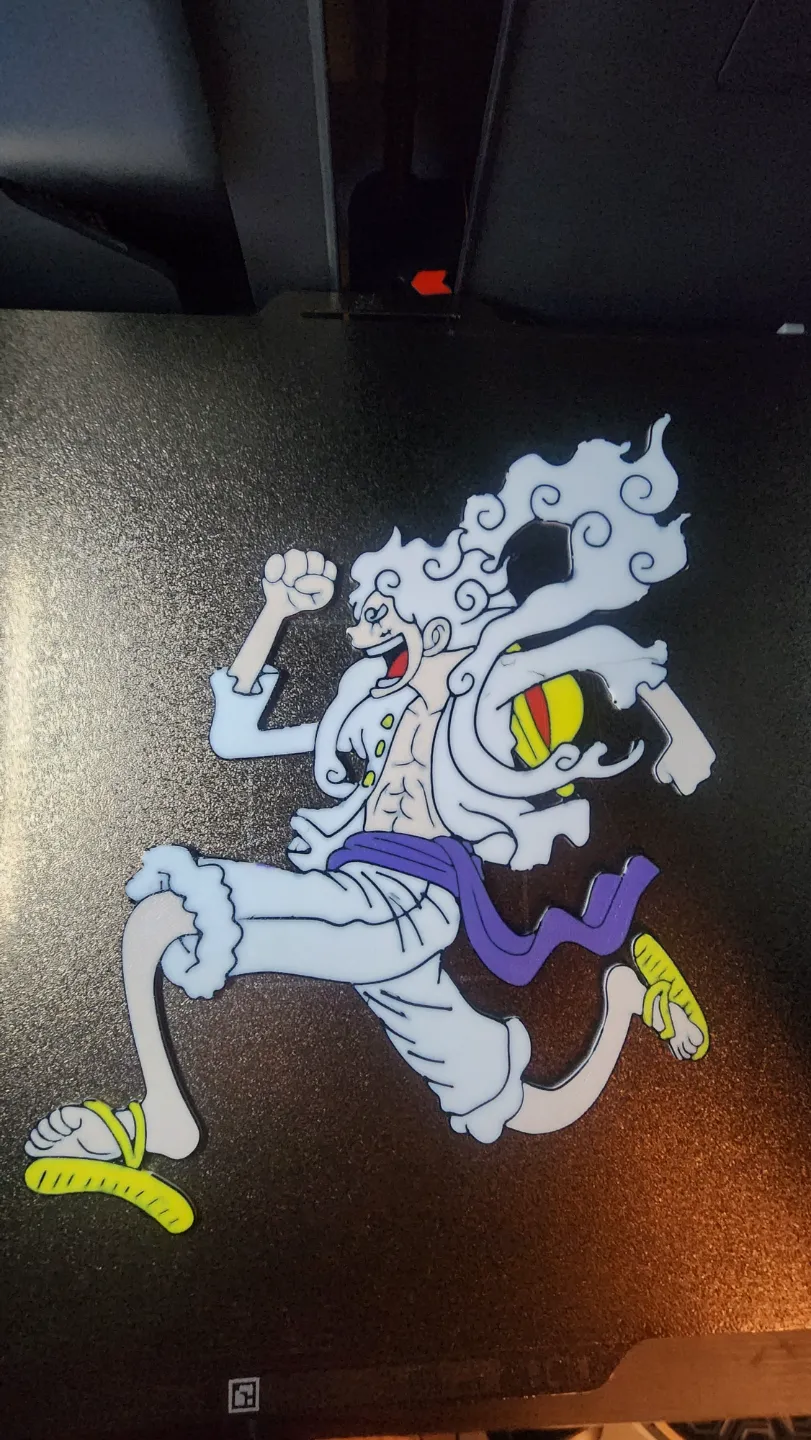 Luffy Gear 5 - Sun God Nika Pose - 6 Colors by Mech3DMakerWorld ...