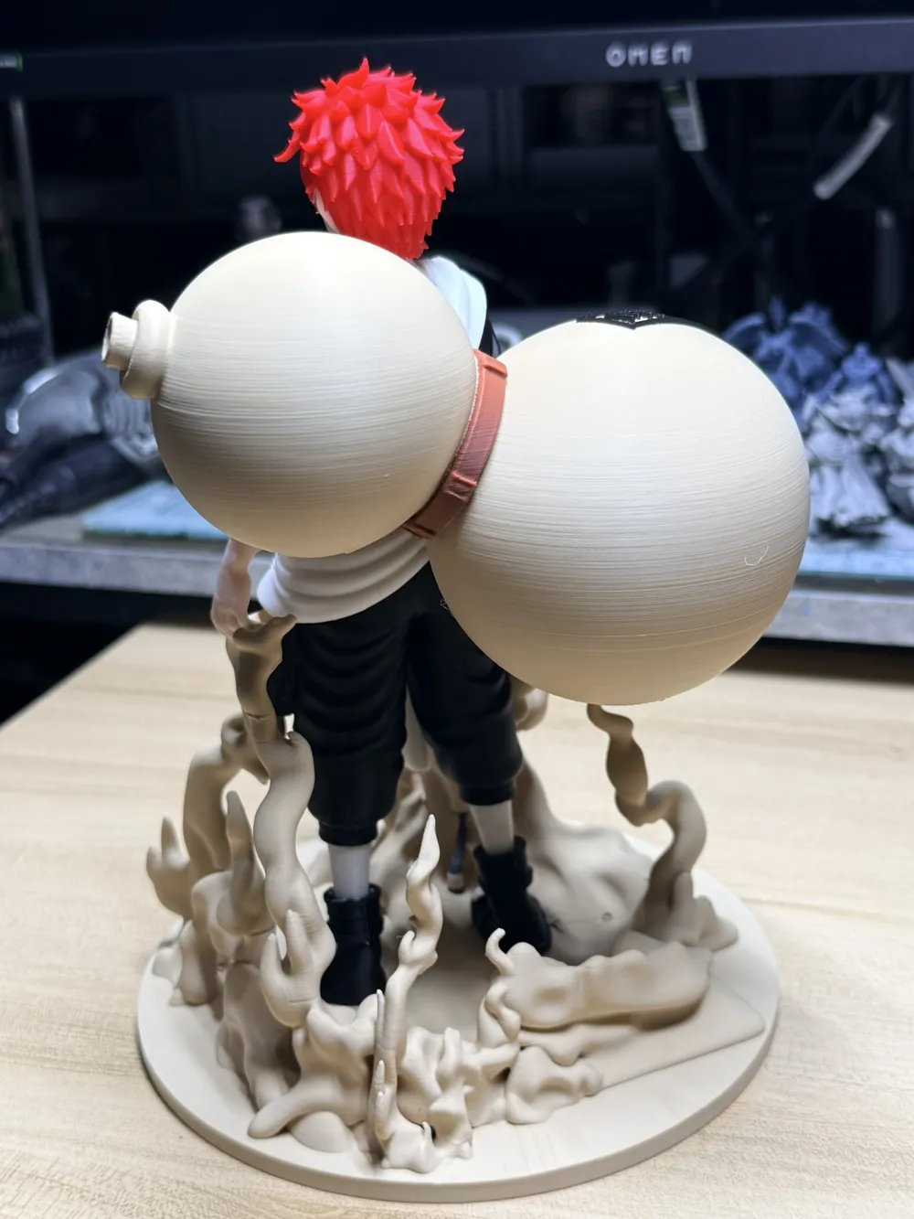 Gaara of the Desert - 22cm High-Detail Statue - Free 3D Print Model ...