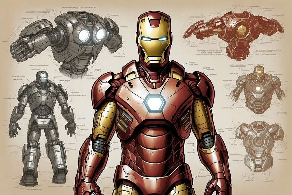 Iron Man armor concept 3 hueforge by Yulian_Nikolov - MakerWorld