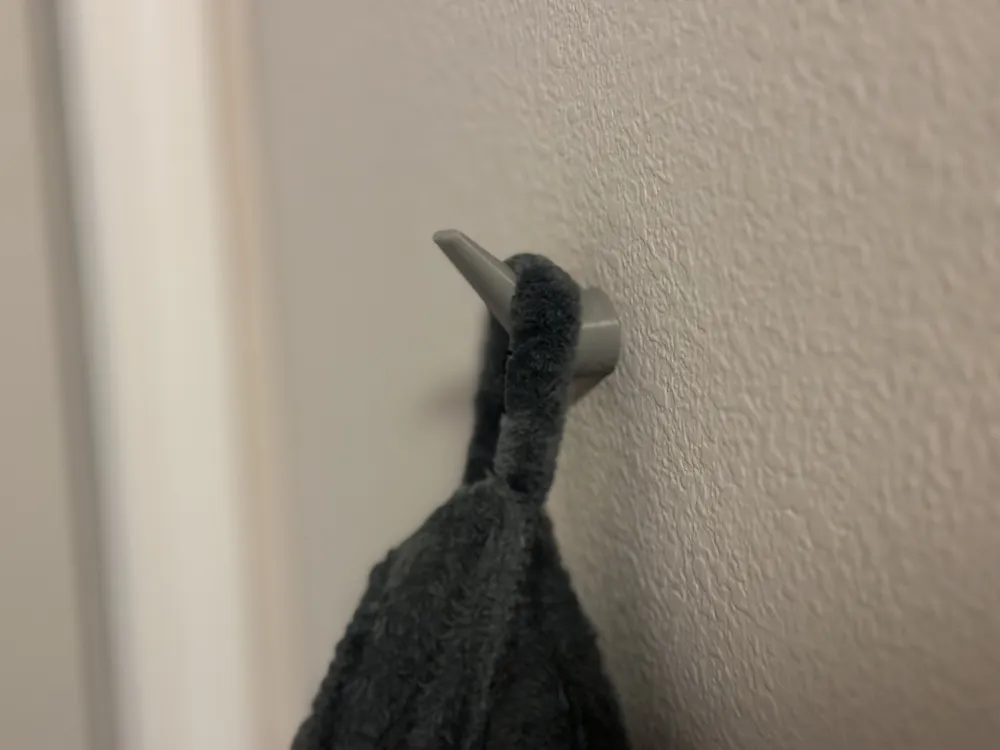 Clean Hook. With hidden mount by Snail - MakerWorld