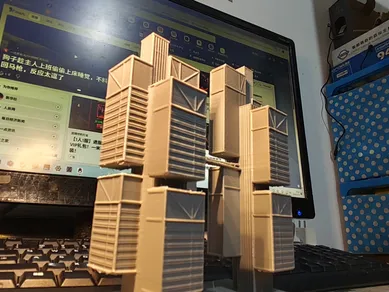 DJI Innovations Global Headquarters Architectural Model - Free 3D Print ...