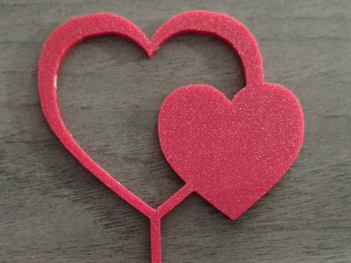Heart topper - Free 3D Print Model - MakerWorld