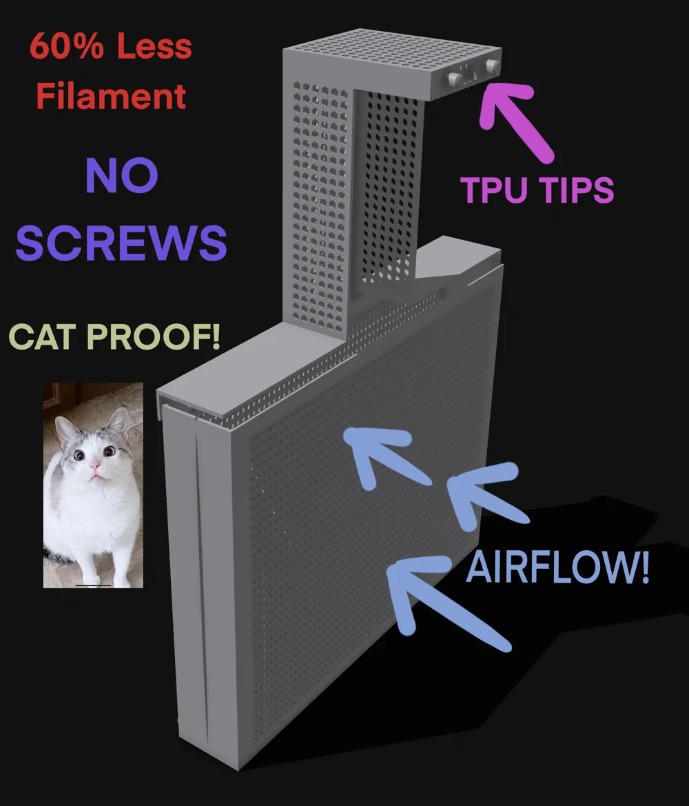 The Ultimate H2D Poop Bucket : Optimized 4 Airflow - Free 3D Print ...