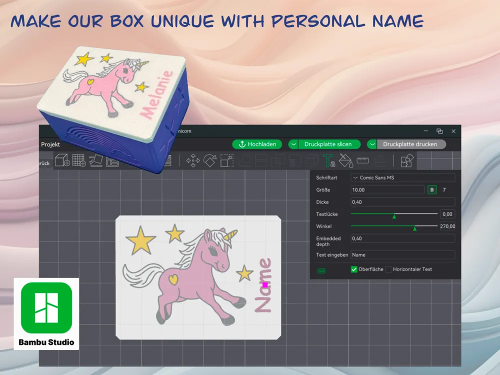 Box Unicorn by Lilex - MakerWorld