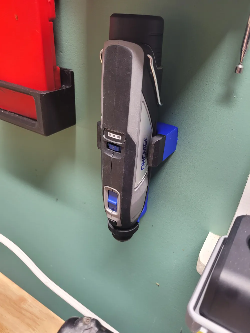 12V Dremel Wall Mount by G00MBA - MakerWorld