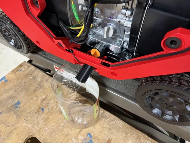 Predator Generator 5000 oil drain funnel - Free 3D Print Model - MakerWorld