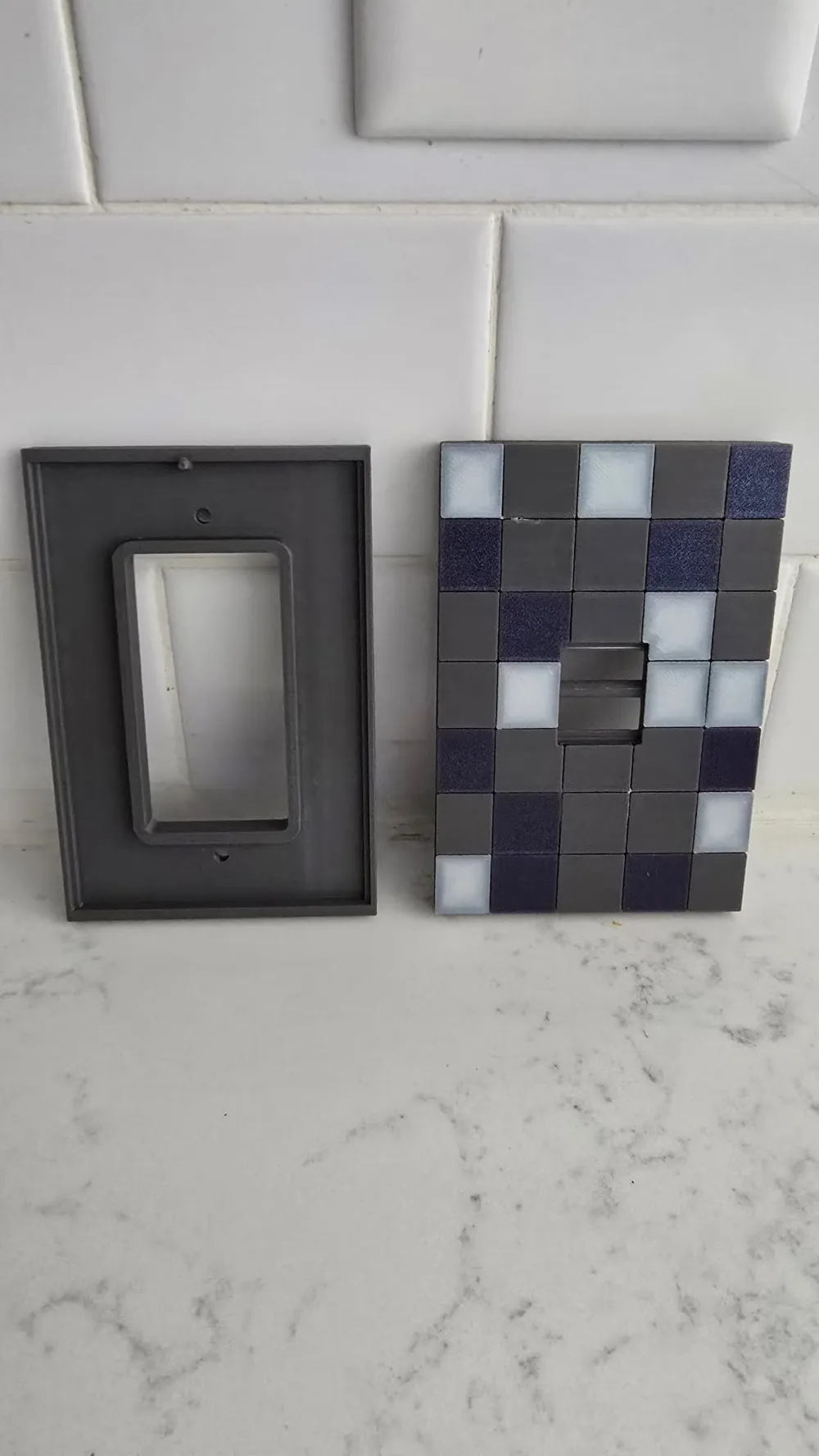 Minecraft Light Switch Cover - US Rocker Switch by RM Engineering MakerWorld: Download Free 3D ...