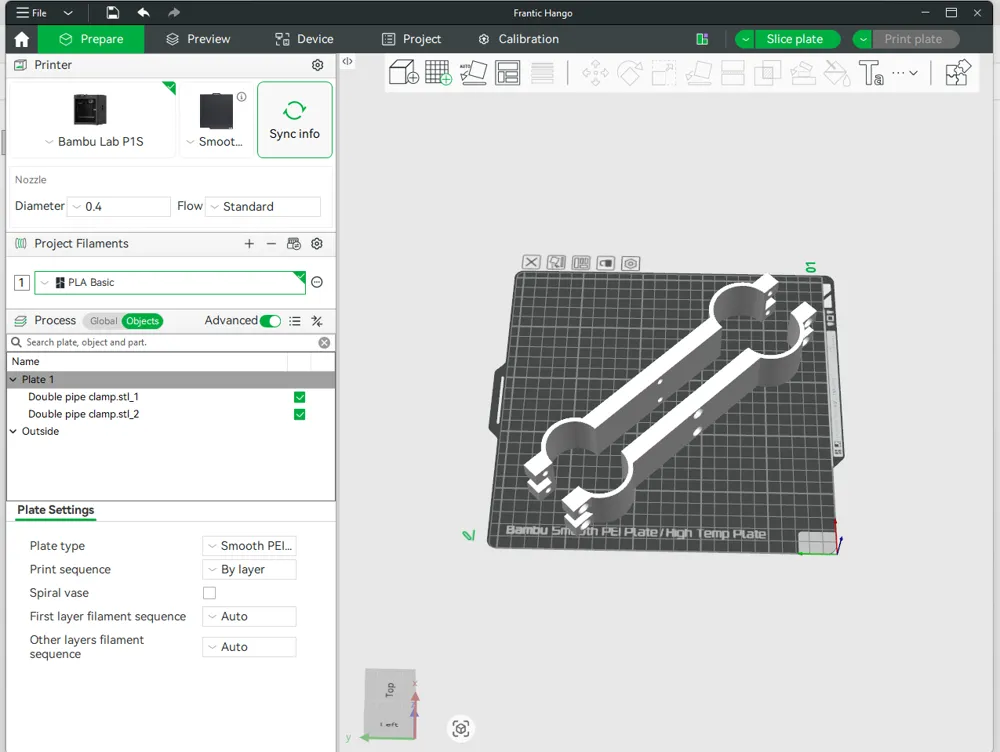 Pipe Separator Clamp for 2in and 1.75in Pipe - Free 3D Print Model ...