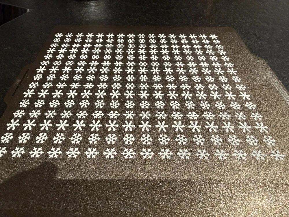 Snowflake Confetti Winter Decoration (5.18g Filament) - Free 3D Print ...