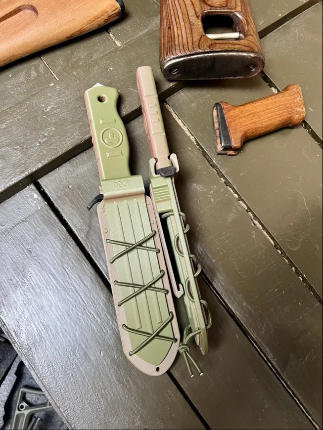 Airsoft tactical safety knife with sheath molle. - Free 3D Print Model ...
