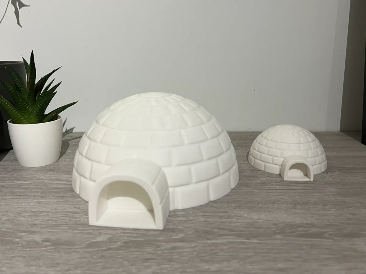 Iglu-Box – Kostenloses 3D-Druckmodell – MakerWorld