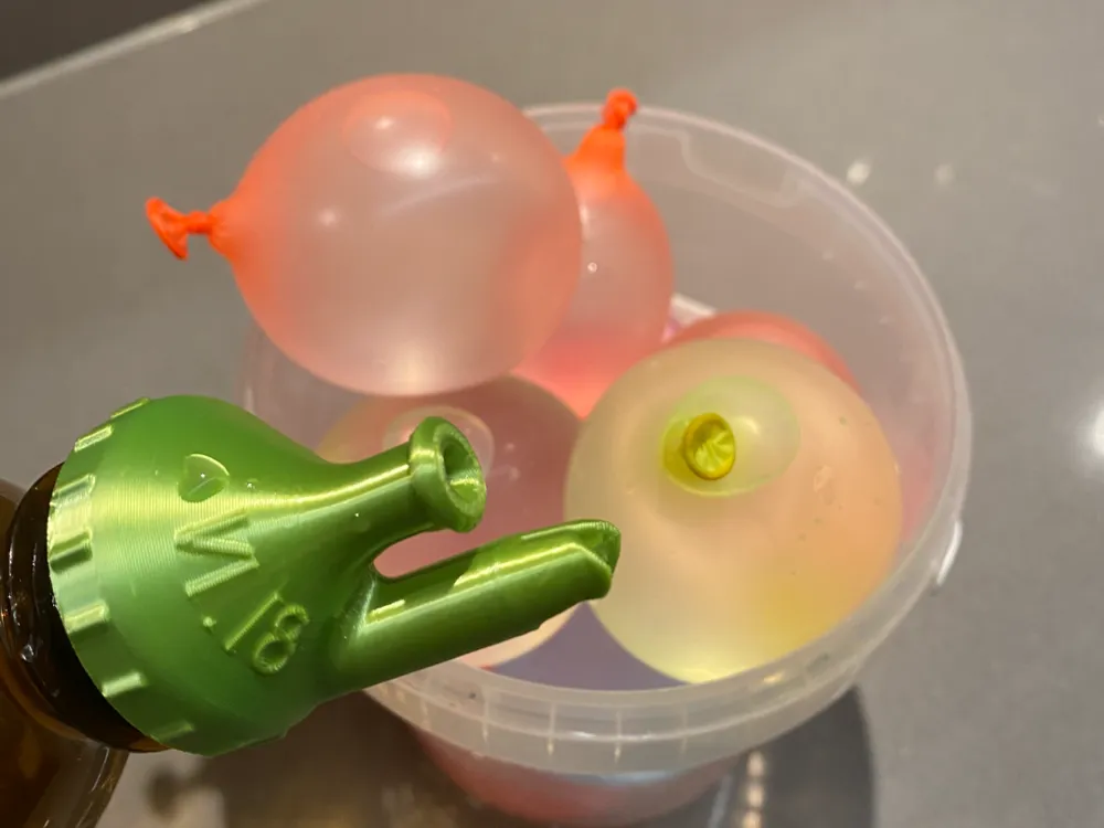 Water Balloon Filler with Tying Tool by GmD - MakerWorld